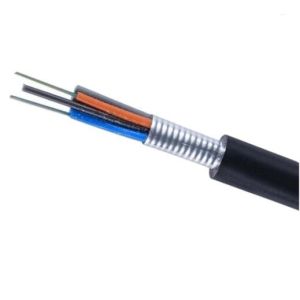 Quality GYTA fiber optic g652 steel central strength member fiber optic cable for sale