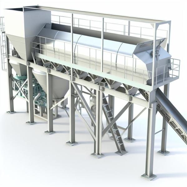 Quality Customizable Belt Type Concrete Batching Plant with Discharge Height of 2.7-3.8m for sale