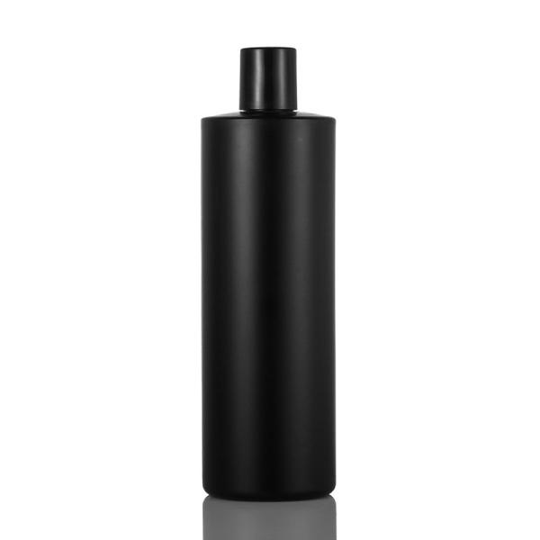 Quality Frosted 100ml Plastic Bottle With Screw Cap PE Black Plastic Material for sale