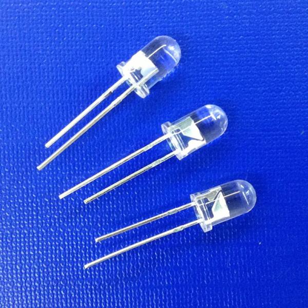 Quality Customized IR Diode 45deg Round Head Shape 0.1W Power Dissipation 1000 Mcd 5mm for sale