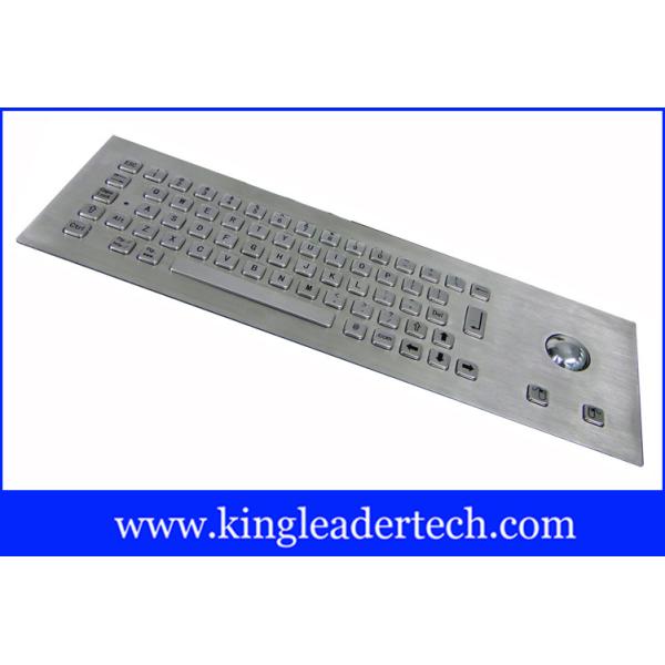 Quality Vandal Proof Stainless Steel Industrial Computer Keyboard With 64 Keys for sale