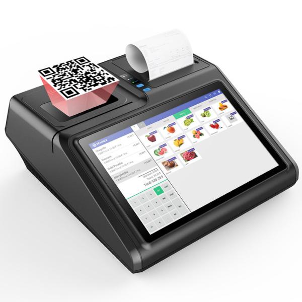 Quality 10.1Inch 1280*800 Pixel Desktop Pos System With Printer All In One Pos Machine for sale