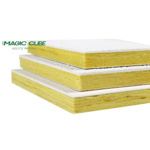 Quality Customizable Sound Absorbing Fiberglass Panels Acoustic Baffles For Integrated for sale
