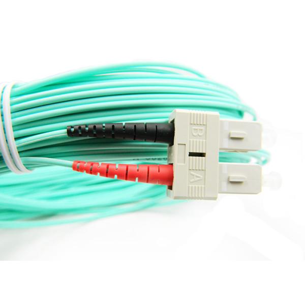 Quality 10GB Multimode Fiber Patch Cord SC UPC Connector PVC / LSZH Jacket for sale