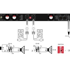 Quality 15 Inch CE Stage Class d 2000w Digital Power Amplifiers for sale