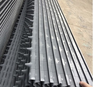 Quality Grey Black PVC Fill Cooling Tower Drift Eliminator for sale
