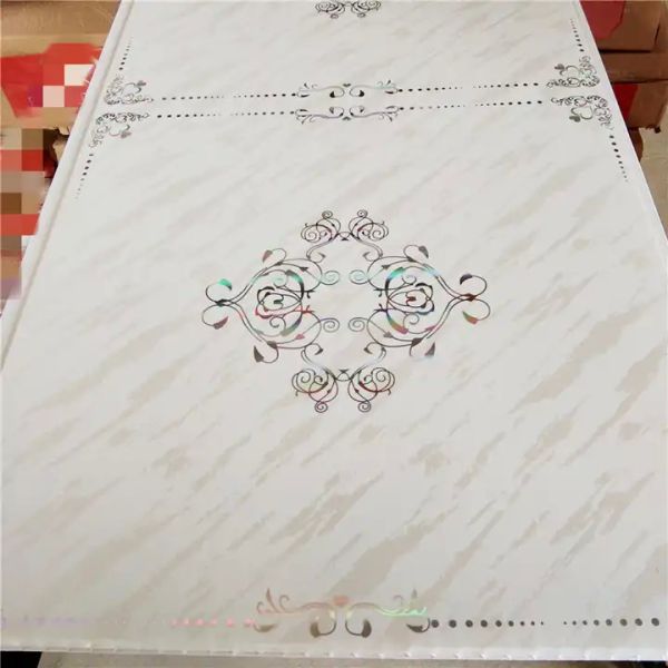 Quality Heat Insulation PVC Wall Ceiling Panel High Glossy 250mm Width for sale