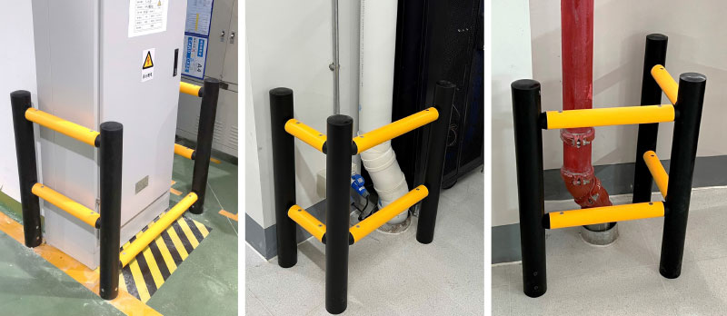 Building Post Safety Barrier Polygon Anti-Collision Guardrails Warehouse Safety Barrier
