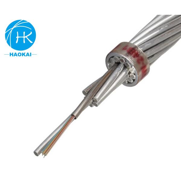 Quality Outdoor OPGW G652d Stranded Ground Wire Fiber Optic Cable 24core 48core 96core for sale