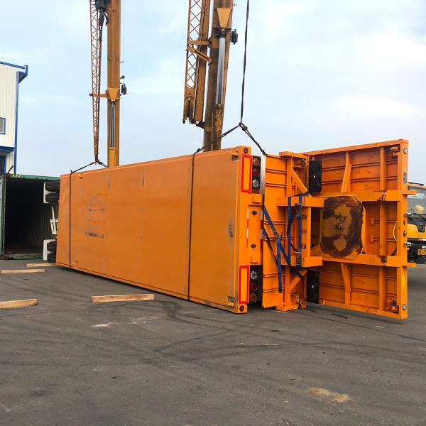 Quality Container Shipping CIMC 20ft Container Flatbed Semi Trailer with 12uints Twist for sale