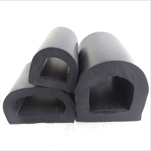 Quality EPDM/PVC Cylindrical D Shape Dock Bumper Rubber Fender with Cutting Service for for sale
