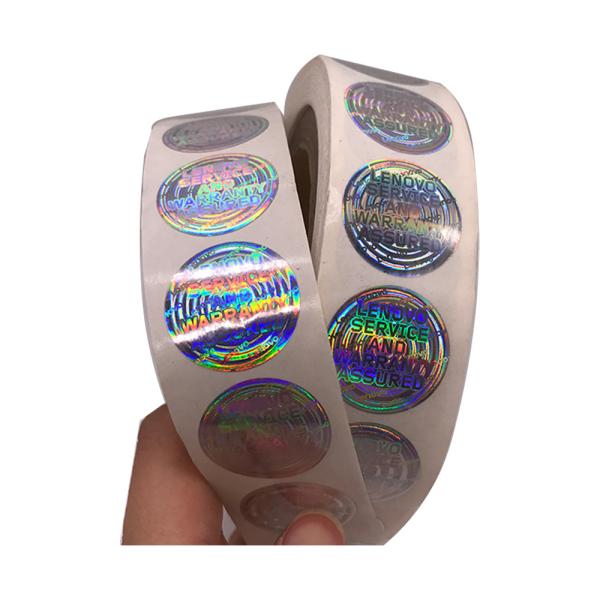 Quality Waterproof 2D 3D Round Roll Hologram Authentic Stickers for sale
