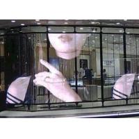 Quality Wireless 1R1G1B 1/16scan 5500cd Transparent Led Mesh for sale