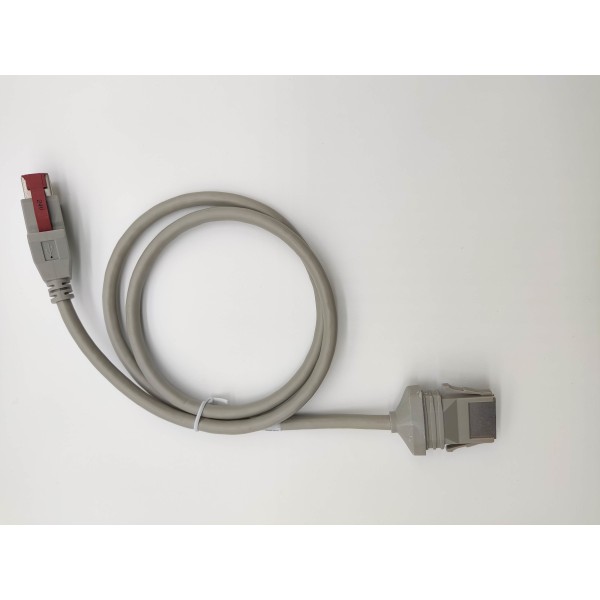 Quality 24V PoweredUSB Cable 24V To 1X8P Printer Cable Grey 12V for sale