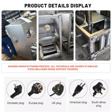 Quality Silver Meat Processing Machine Power 7.5KW Pork Cutting Machine for sale