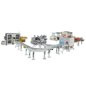 Quality Advanced Fully Automatic Carton Box Plastic Bag Facial Tissue Paper Making for sale