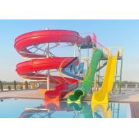 Quality Colorful Design Water Pool Slide with 8-10mm Thickness and Hot Dipped Galvanized for sale