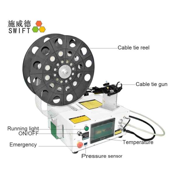 Quality Ergonomic Automatic Zip Tie Machine / Lightweight Auto Bundling Machine for sale