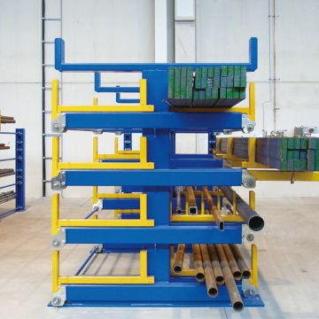 Quality Manual Telescopic Cantilever Rack Single Or Double Sided Cantilever Racking for for sale