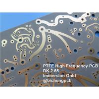 Quality F4BM265 High Frequency PCB DK 2.65 PTFE RF Circuit Board with 3oz Copper Coating Immersion Gold for sale