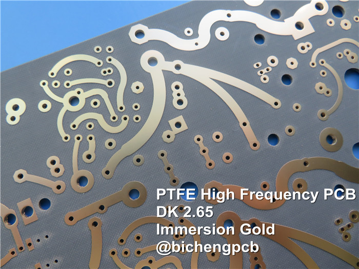 Quality F4BM265 High Frequency PCB DK 2.65 PTFE RF Circuit Board with 3oz Copper Coating Immersion Gold for sale