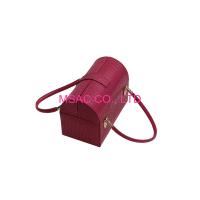 China 2021 Hot Sale Red Leather Beauty Case factory