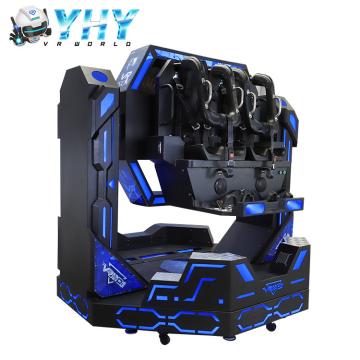 Quality Two Seats 9D VR Simulator 8.0KW With Roller Coaster VR Simulation Game for sale