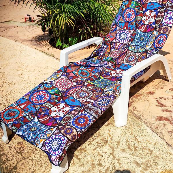Quality Microfiber Suede Custom-made Beach Towel 88%Polyester 12%Polyamide for sale