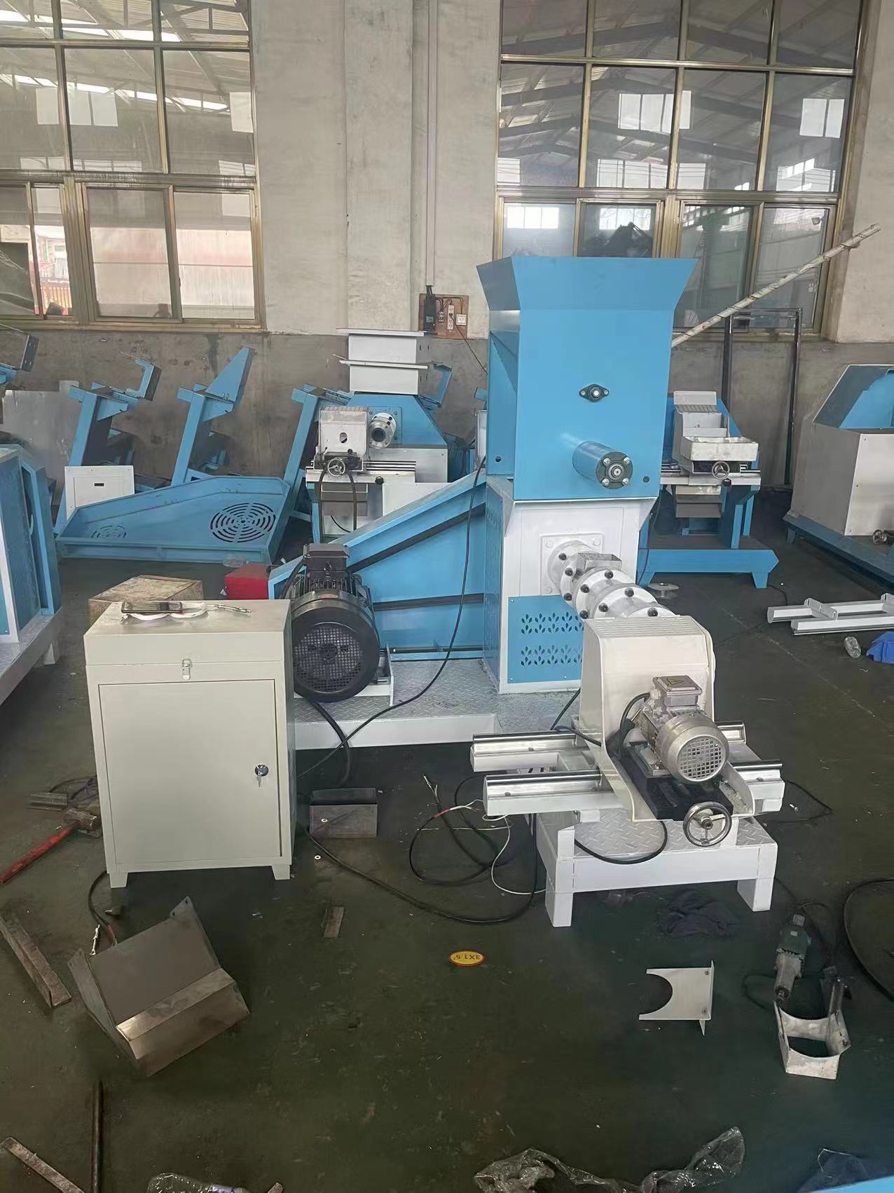 Fish Feed Pellet Making Processing Machines Floating Fish Feed Extruder Machine