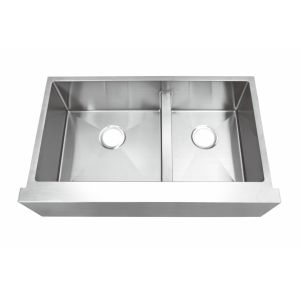 Quality All In One Double Bowl Stainless Steel Sink 35''X21''X10'' External Size for sale