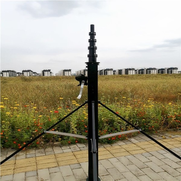 Quality Aerial Pole Winch Up  50ft 15M Antenna Telescopic Mast for sale