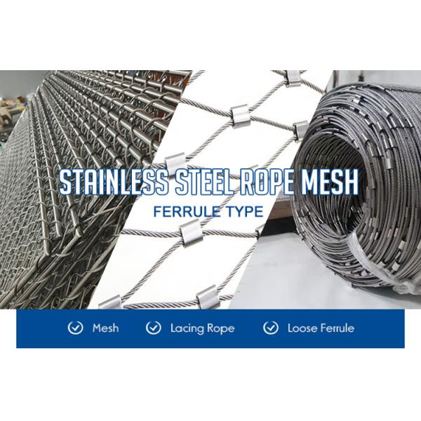 Quality Flexible Architectural Inox 7x7 1.5mm X Tend Cable Mesh for sale