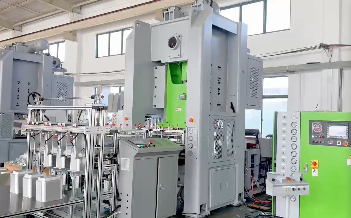 Quality Aluminum Silver foil container machine for aluminum container manufacturing with for sale