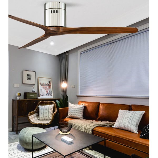 Quality Remote Control Fan With 3 Blades Flush Mount Three Blade Ceiling Fan for sale