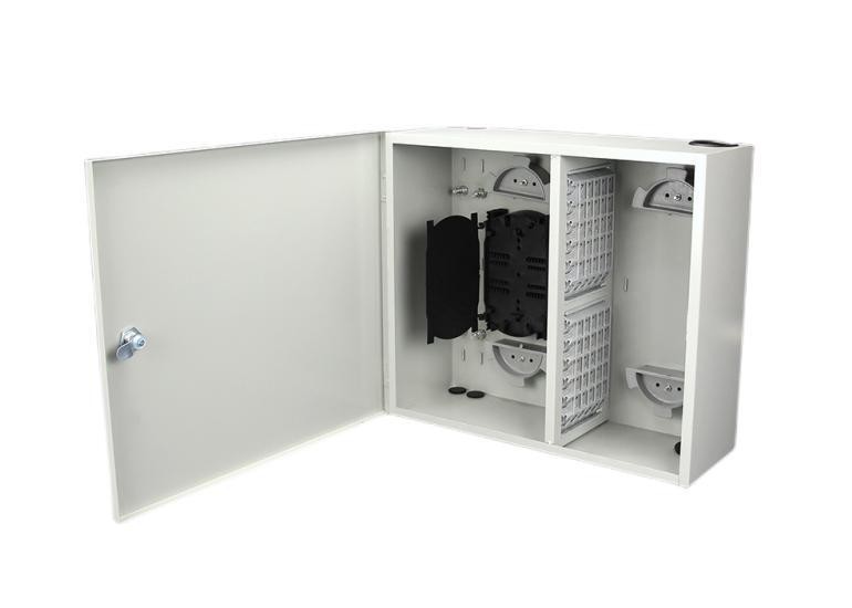 Quality ODF Wall Mount Fiber Enclosure Distribution Box FC 72F 72 Port Single Door for sale