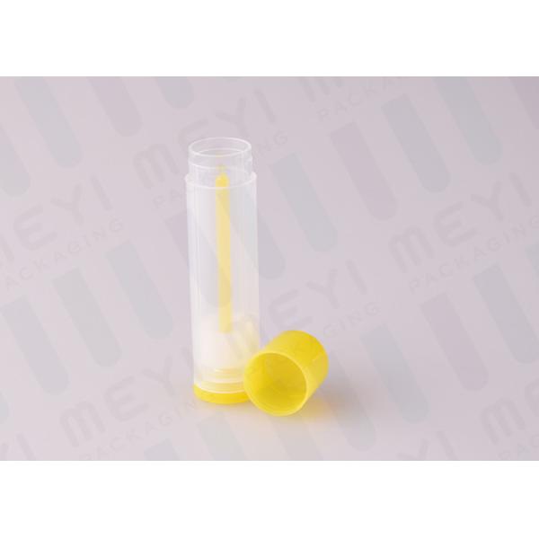 Quality 5g Round Cute Colorful Clear Lip Balm Containers With Custom Logo Printing for sale