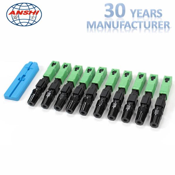 Quality Pre Embedded Quick Connector SC APC Fiber Optic Accessories for sale