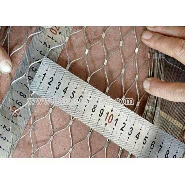 Quality Stainless Steel 316L 8.0Mm Wire Rope Net 300Mm Opening For Sea Usage for sale