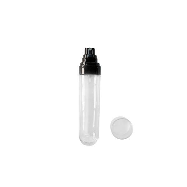 Quality 100ml Cosmetic Spray Bottle Plastic Transparent Fine Mist Sprayer Bottle for sale