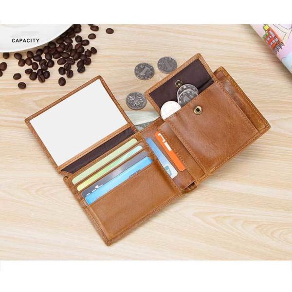 Quality Men's RFID Leather Wallet with Smart Design and Other Pattern Type in Genuine for sale