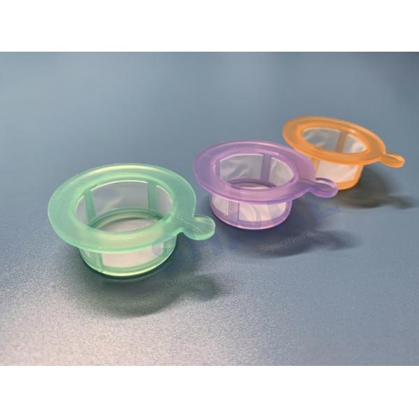 Quality 150 Mesh 100um Disposable Cell Strainer with PP/Nylon Mesh for 50ml Conical for sale