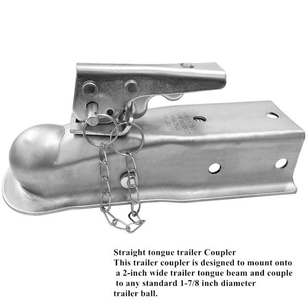 Quality 2inch Straight Tongue Trailer Coupler for sale