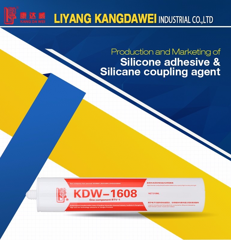 kangdawei liquid silicone gel for electronics one-component neutral thermal conductive rubber