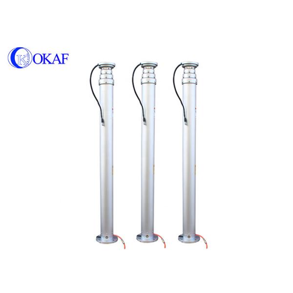 Quality Anodized Aluminum Pneumatic Telescopic Mast 4.2M 5.7M for sale