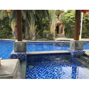 Quality Swimming Pool and Bathroom Porcelain Mosaic 300*300*8mm for Decoration or Room for sale