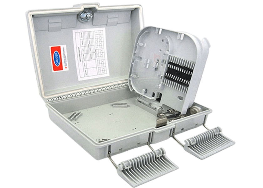 Quality 12Cores Fiber Optic Terminal Box SC/LC/FC/ST Simplex/Duplex Indoor/Outdoor for sale