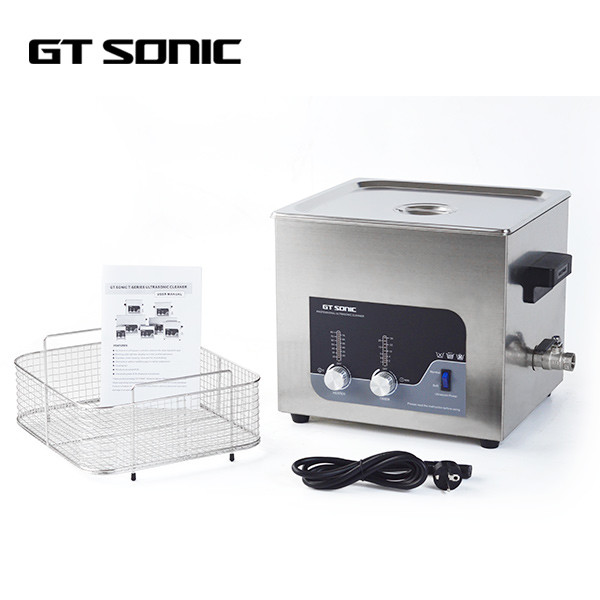 Quality Waterproof Manual Ultrasonic Cleaner Sonic Wave Ultrasonic Cleaner 13L SUS304 for sale