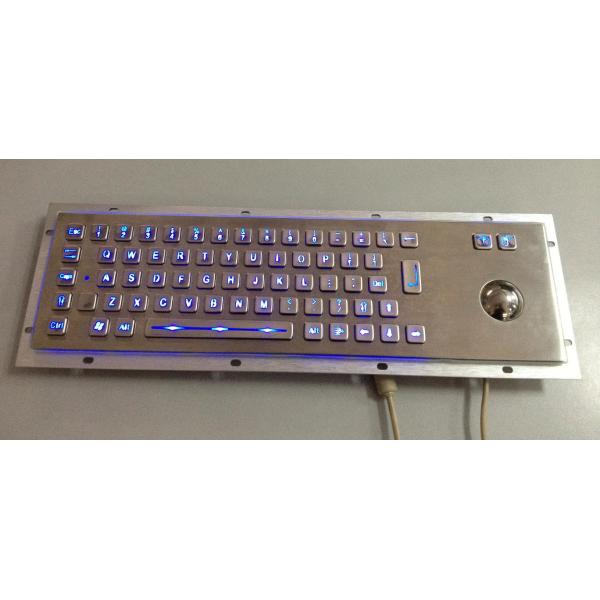 Quality CE FCC Metal Backlit Numeric Keypad 392x110mm Industrial Metal Keyboard for sale