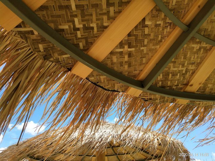 Artificial Thatched Tile, Synthetic Simulation Thatch Roofing for Roof Material