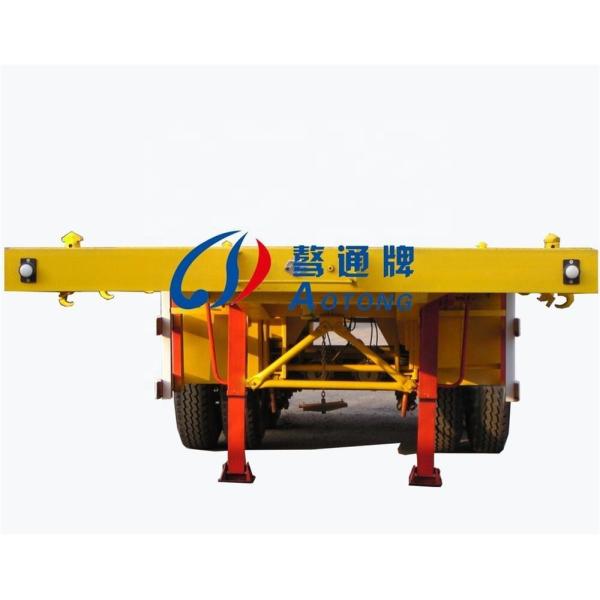 Quality Steel 20FT 40FT Container Long Lifetime Chassis Skeleton Semi Trailer with for sale